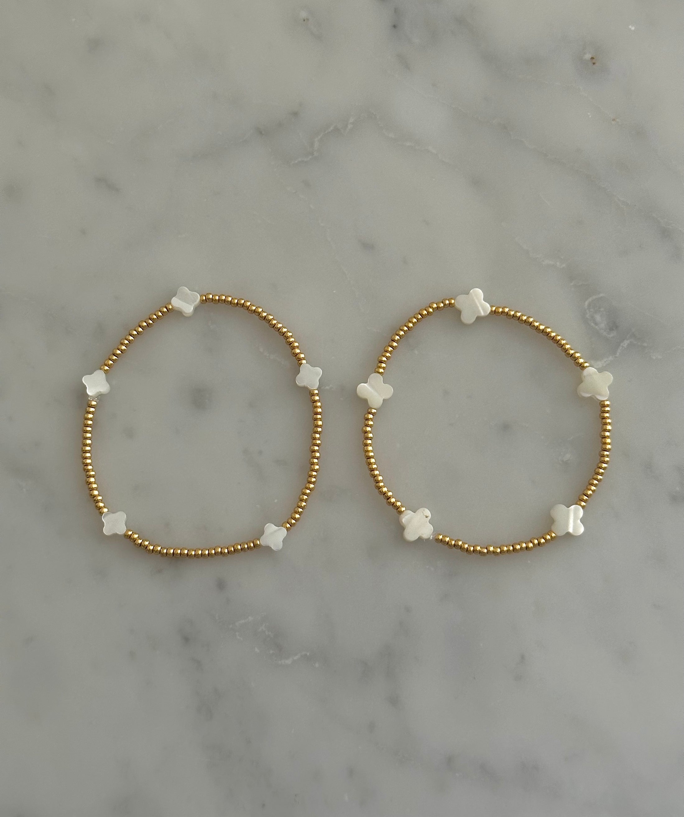 clover bracelet – ivory moon