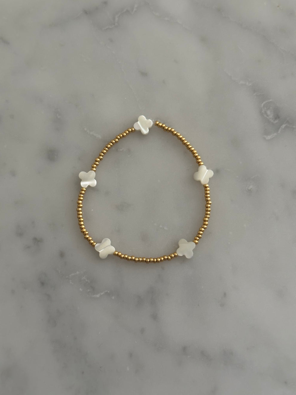 clover bracelet – ivory moon